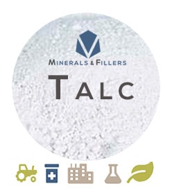 Industrial, sterilized and pharmaceutical talc - Fillers Minerals